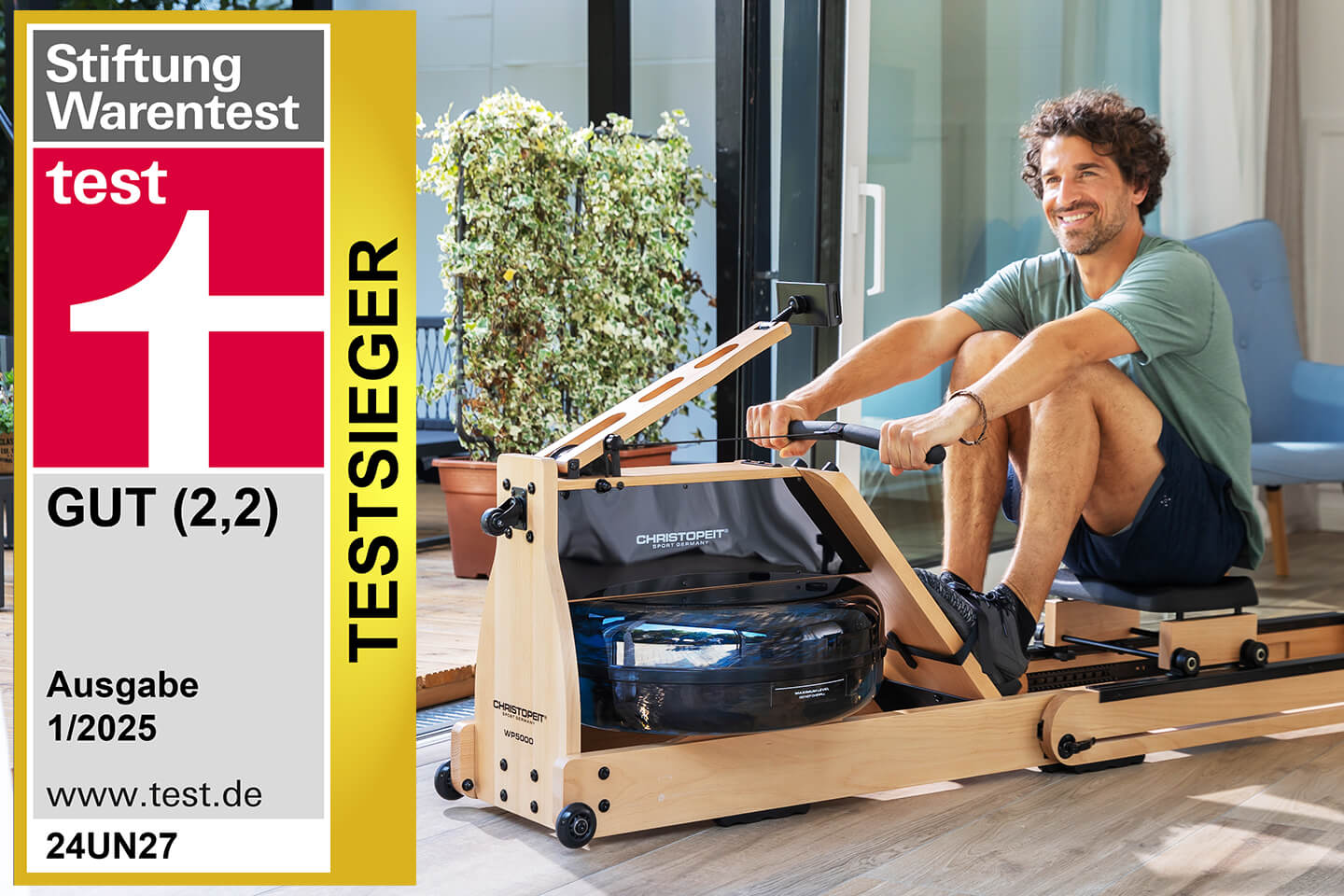 Holz - Wasserrudergerät WP 5000 | Christopeit Sport