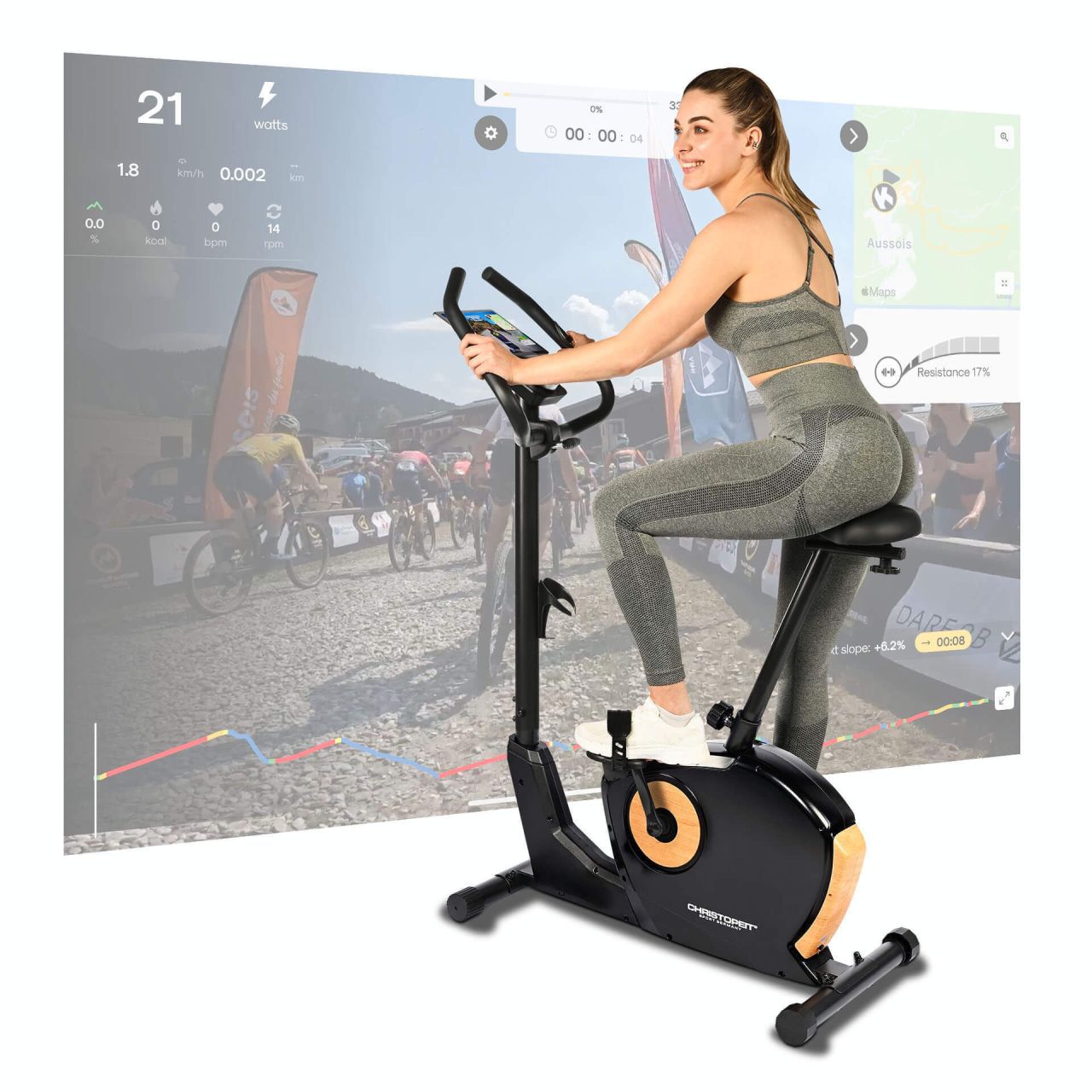 Heimtrainer Ergometer HT3.1 von Christopeit Sport