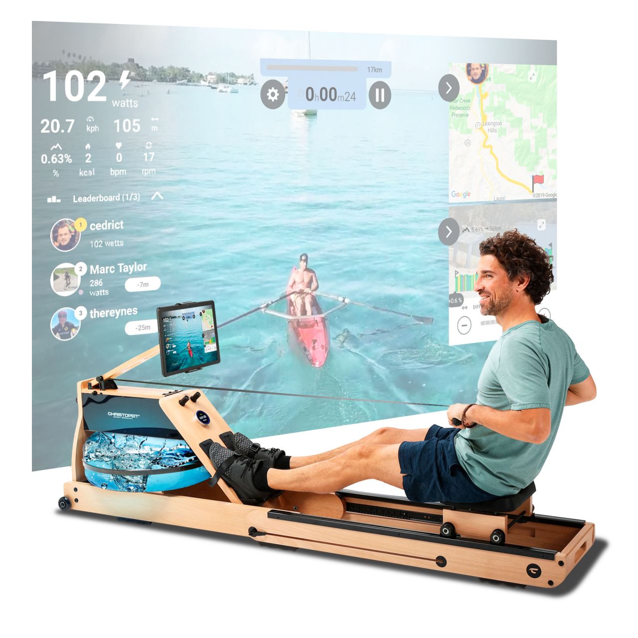 Holz - Wasserrudergerät WP 5000